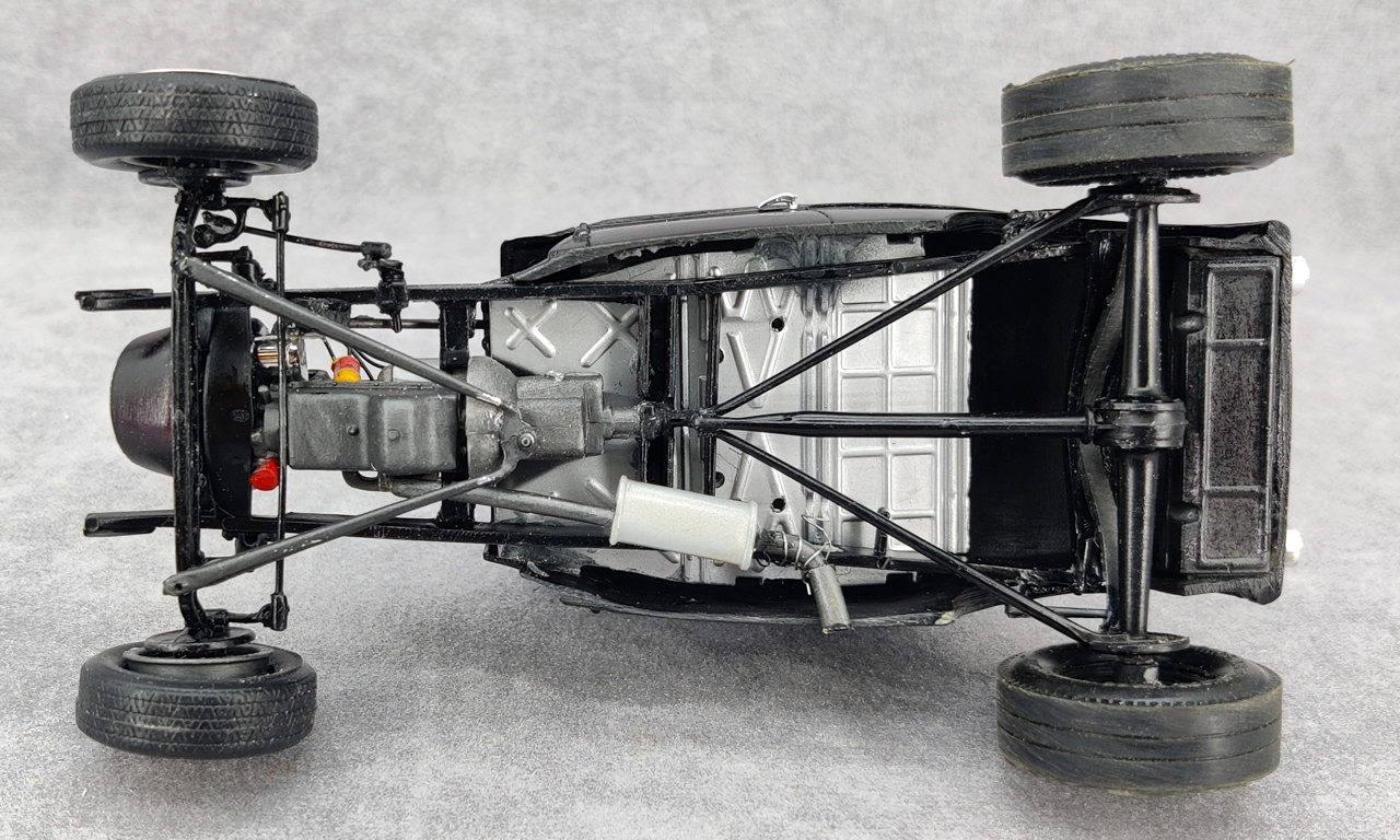 1927 Ford Model A Coupe Rat Rod Built Kit - Spotlight Hobbies