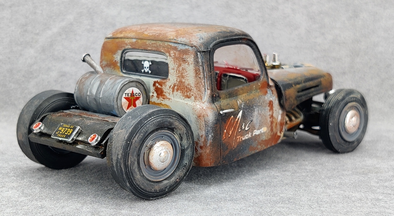 1950 Ford Truck Rat Rod Built Kit - Spotlight Hobbies