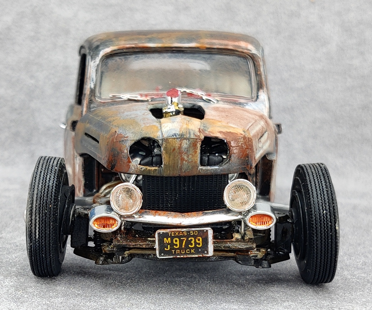 1950 Ford Truck Rat Rod Built Kit - Spotlight Hobbies