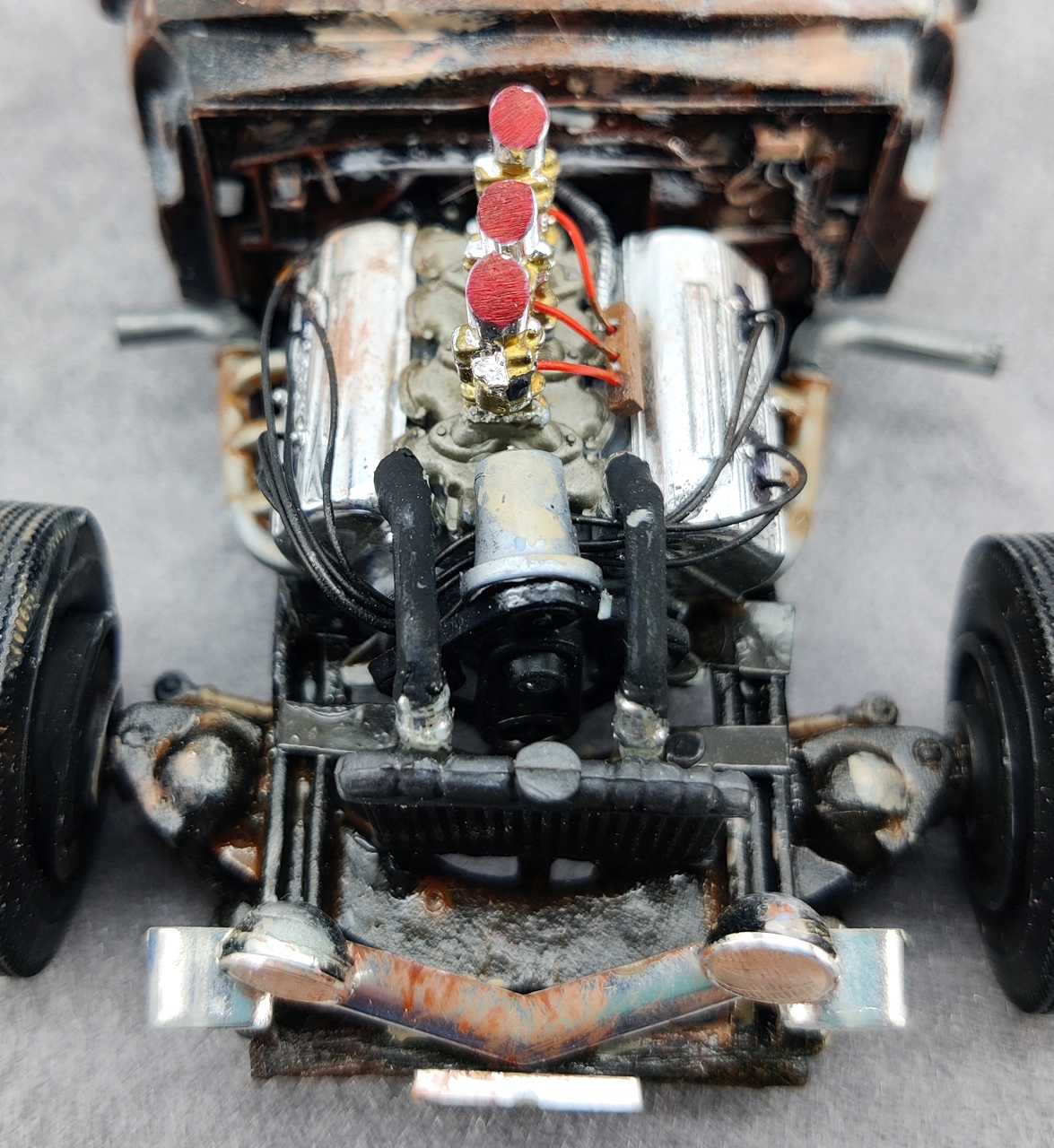 1950 Ford Truck Rat Rod Built Kit - Spotlight Hobbies