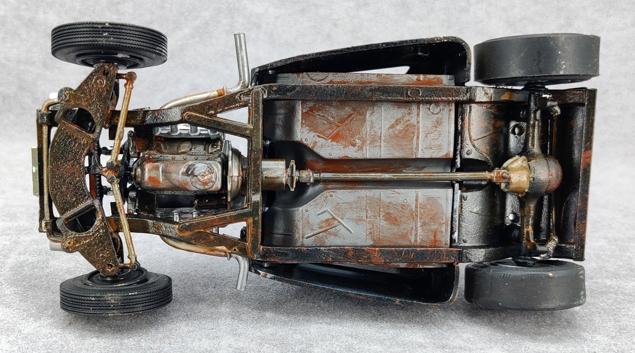 1950 Ford Truck Rat Rod Built Kit - Spotlight Hobbies