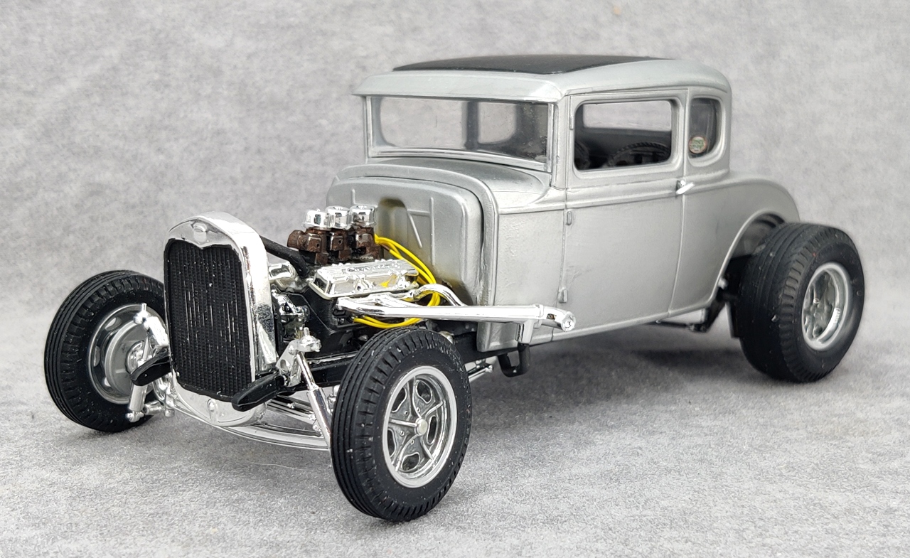 Revell 1930 Ford Model A Coupe Hot Rod Built Kit - Spotlight Hobbies