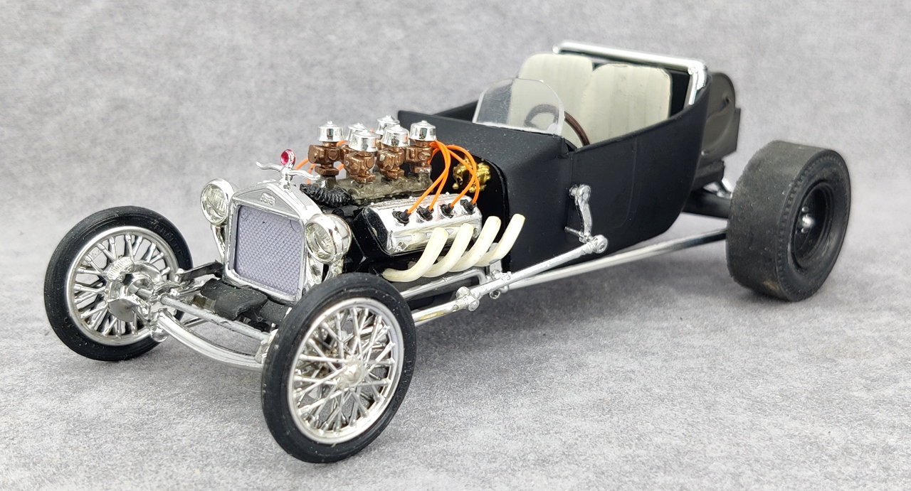 1923 Ford 'T' Bucket Rat Rod Built Kit - Spotlight Hobbies