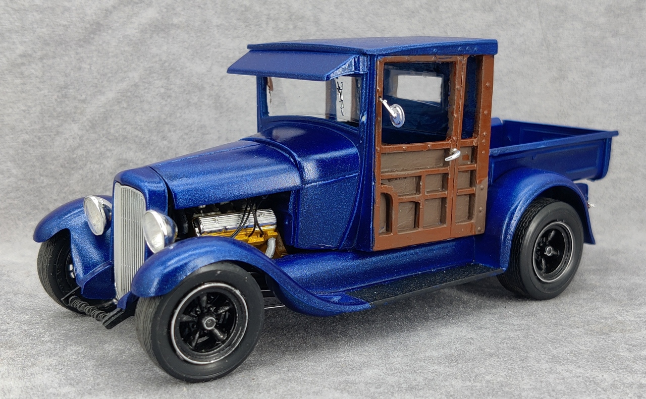 1928 Ford Model A Custom Woody Pickup Truck Hot Rod Built Kit ...