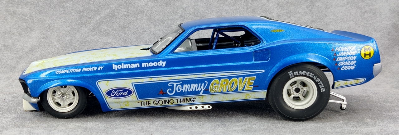 Polar Lights “Tommy Grove” 1969 Ford Mustang Funny Car Built Kit ...