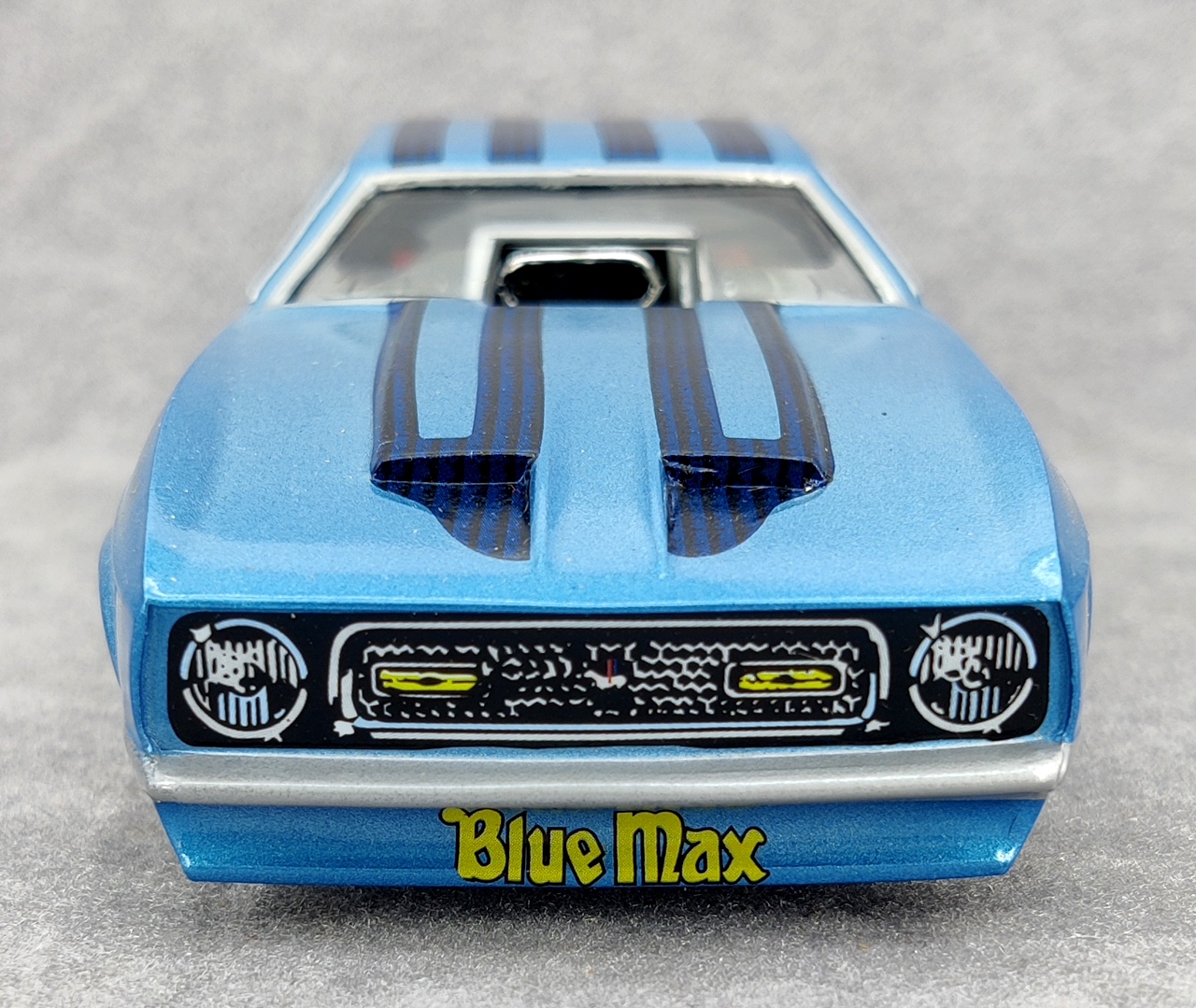 MPC “Blue Max” 1973 Ford Mustang Long Nose Funny Car Built Kit ...