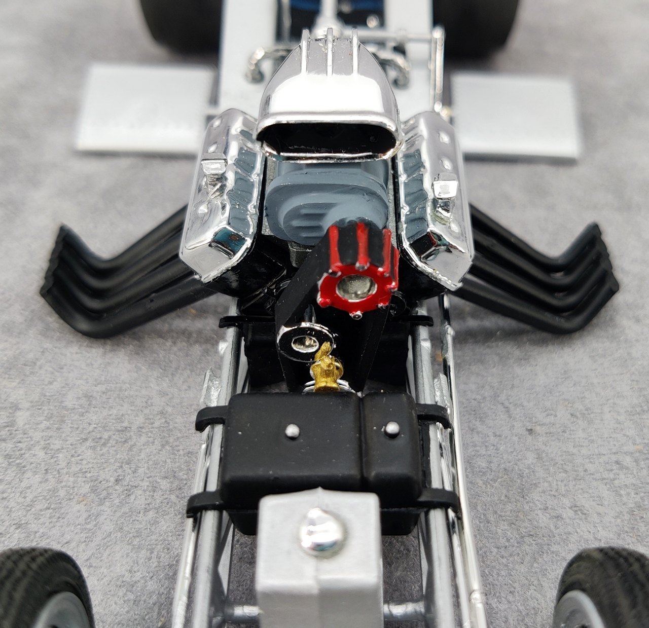 MPC “Blue Max” 1973 Ford Mustang Long Nose Funny Car Built Kit ...