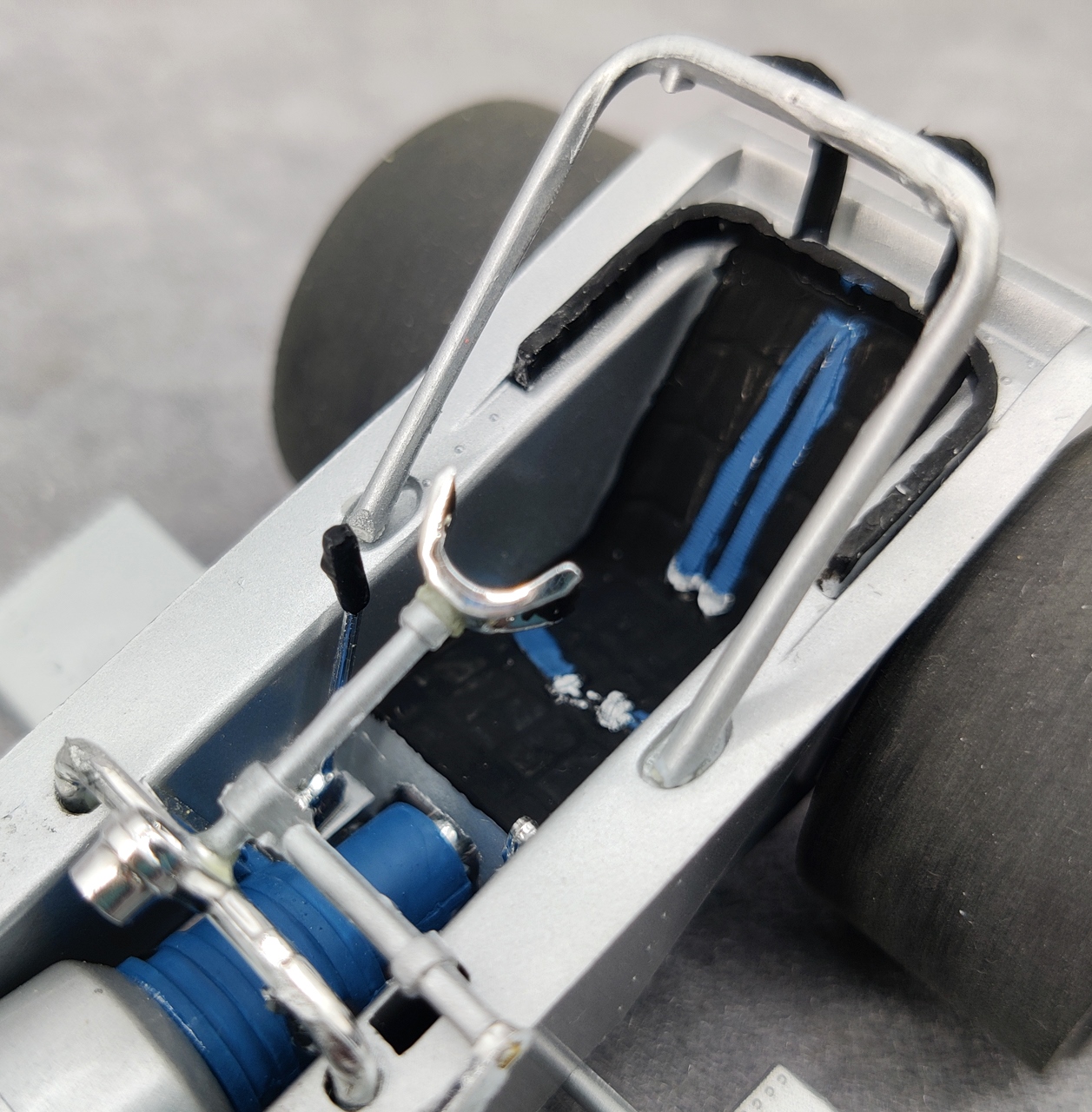 MPC “Blue Max” 1973 Ford Mustang Long Nose Funny Car Built Kit ...