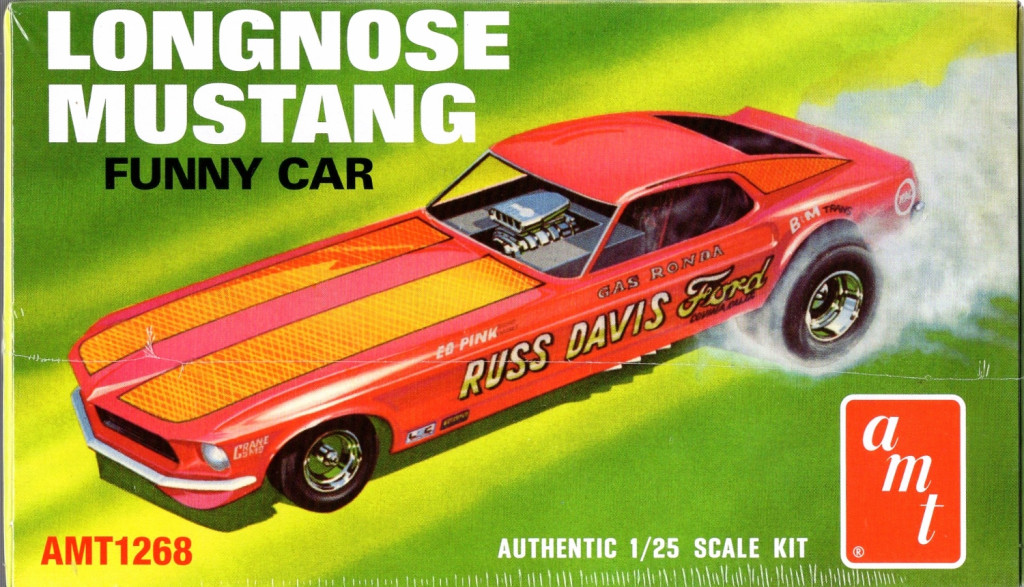 AMT Russ Davis "Gas Ronda" 1969 Ford Mustang Long-Nose Funny Car ...