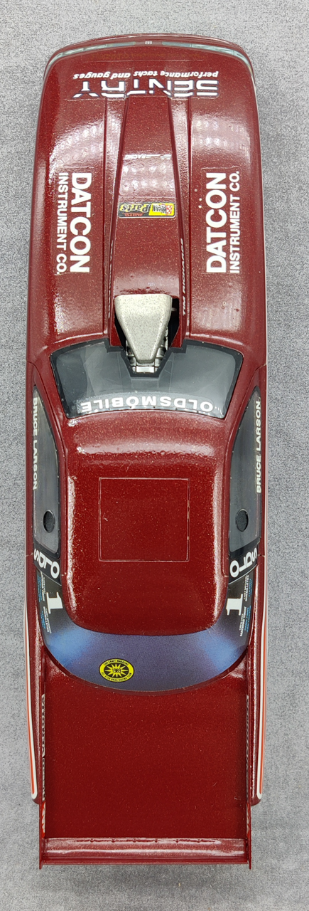 Revell Bruce Larson “Sentry” Olds Funny Car Built Kit - Spotlight Hobbies
