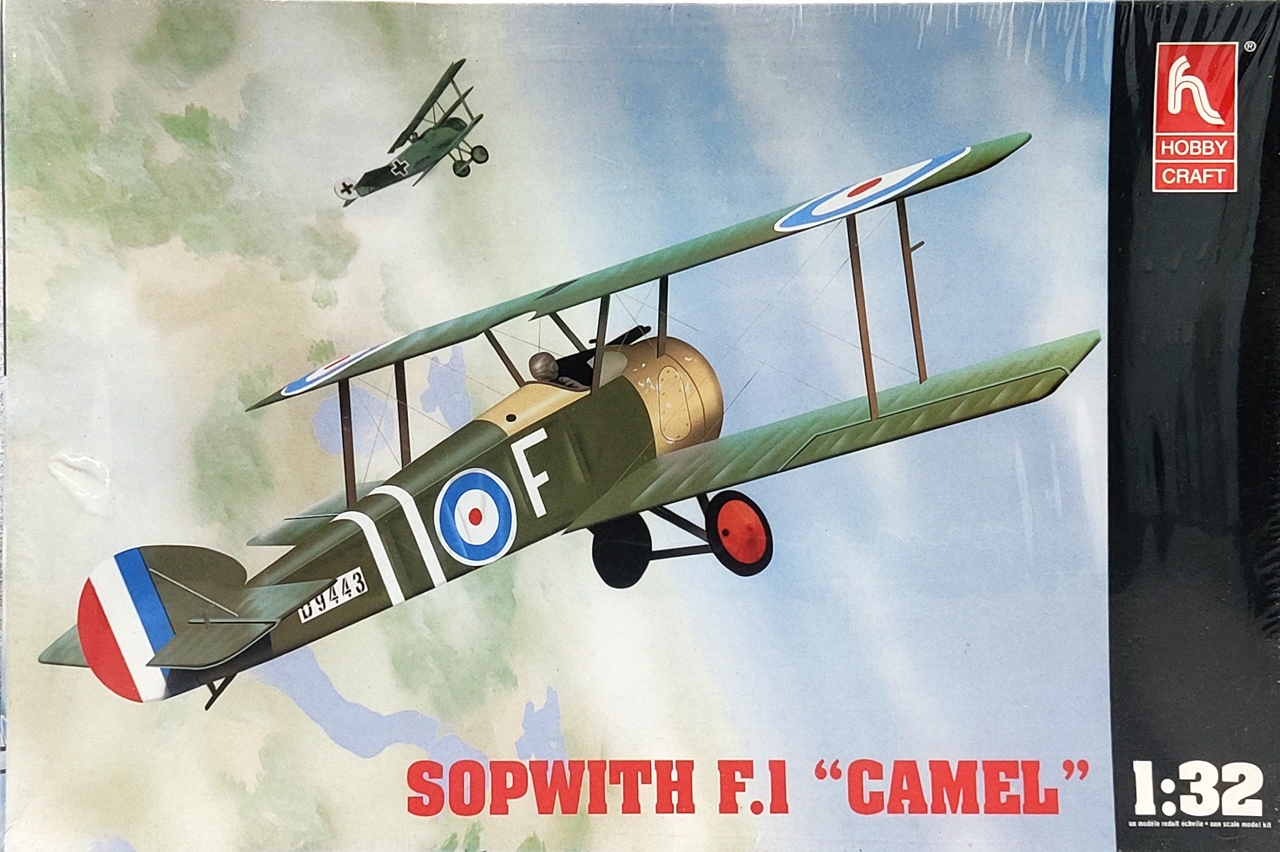 Hobby Craft Sopwith F.1 "Camel" British Royal Airforce Airplane - 1/32 ...