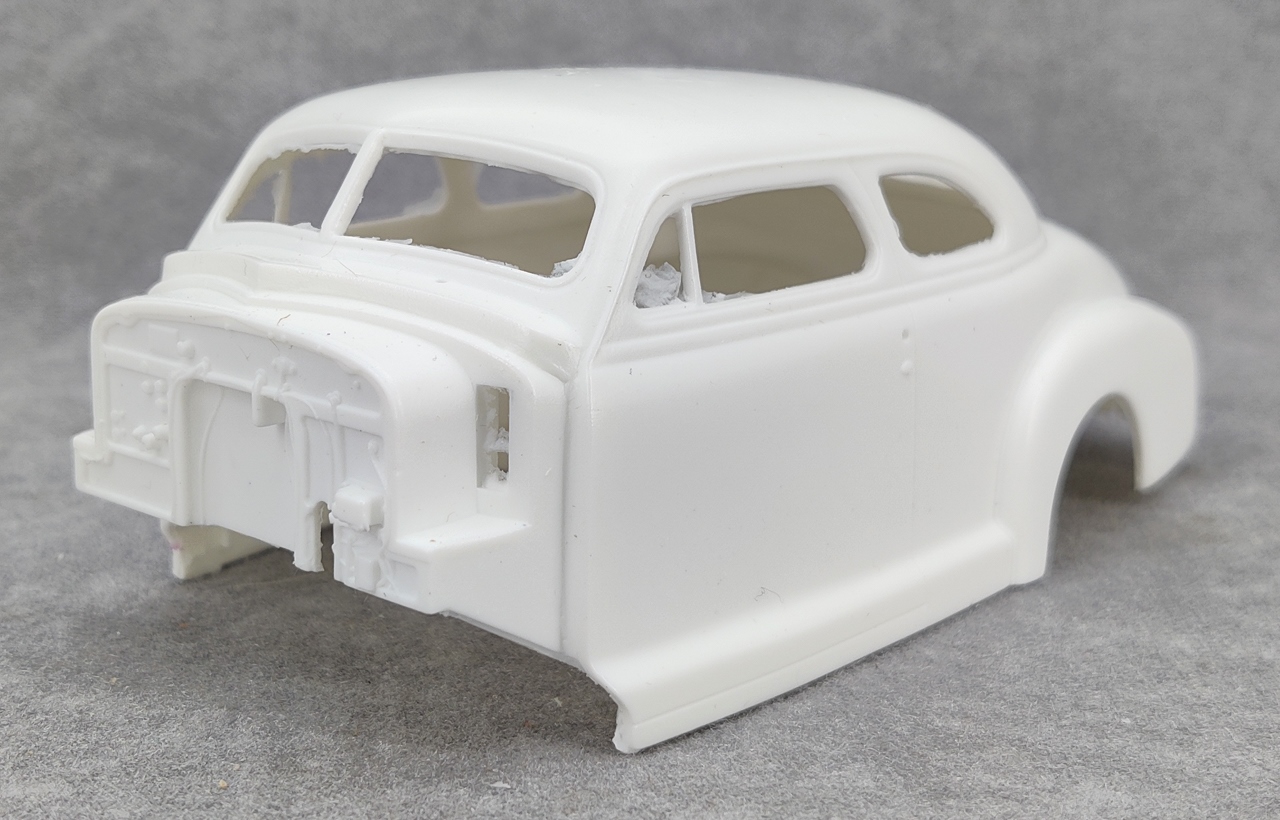 Jimmy Flintstone Resin 1947 Chevy Coupe Chopped Top - Spotlight Hobbies