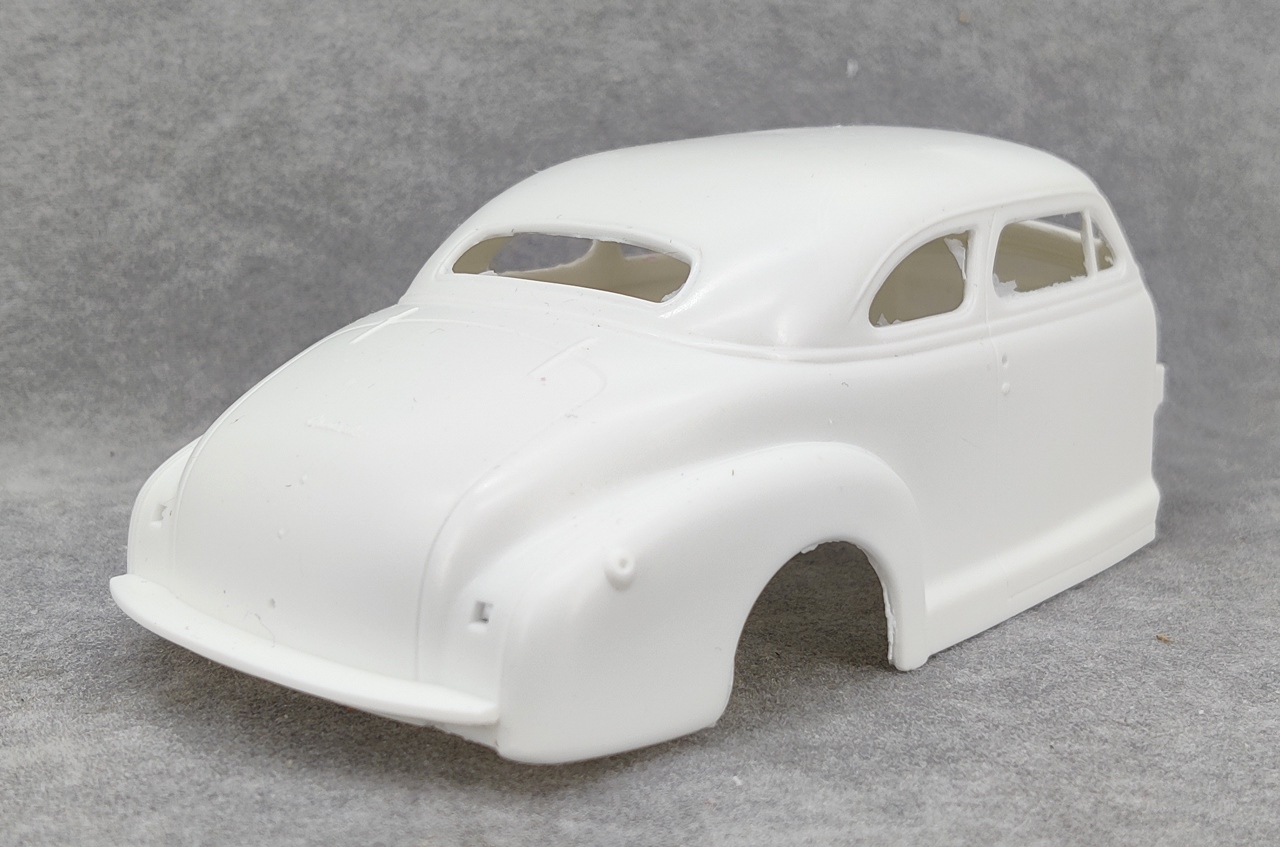 Jimmy Flintstone Resin 1947 Chevy Coupe Chopped Top - Spotlight Hobbies