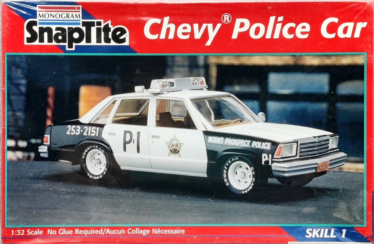 Monogram 1982 Chevy Chevelle Police Car - 1/32 Scale - Spotlight Hobbies