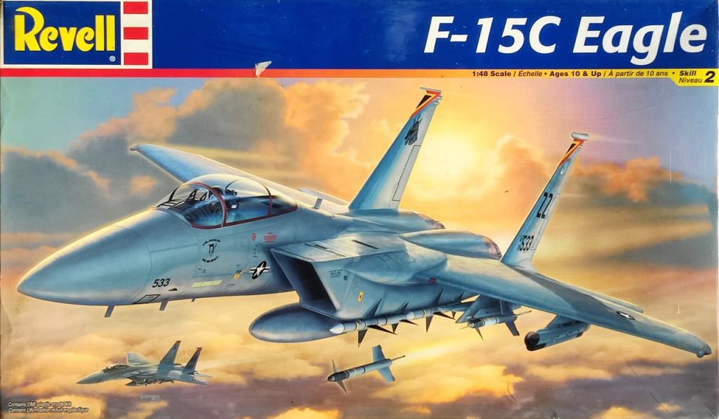 Revell McDonnell Douglas F-15C Eagle USAF Aircraft - 1/48 Scale ...