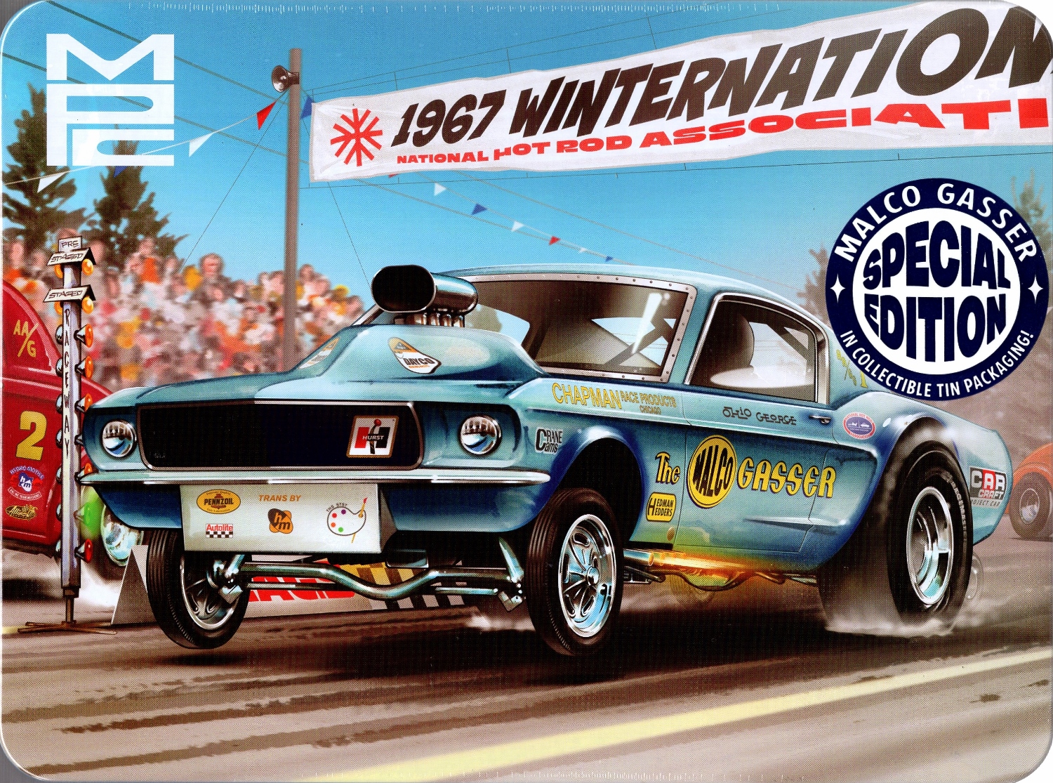 MPC "Ohio George" Montgomery AA/Gas Supercharged 1967 Ford Mustang 2+2 ...