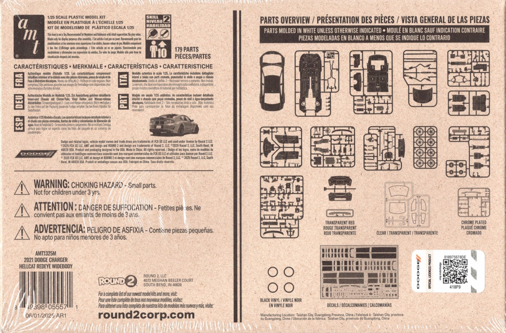 AMT 2021 Dodge Charger Hellcat Redeye Widebody - Spotlight Hobbies