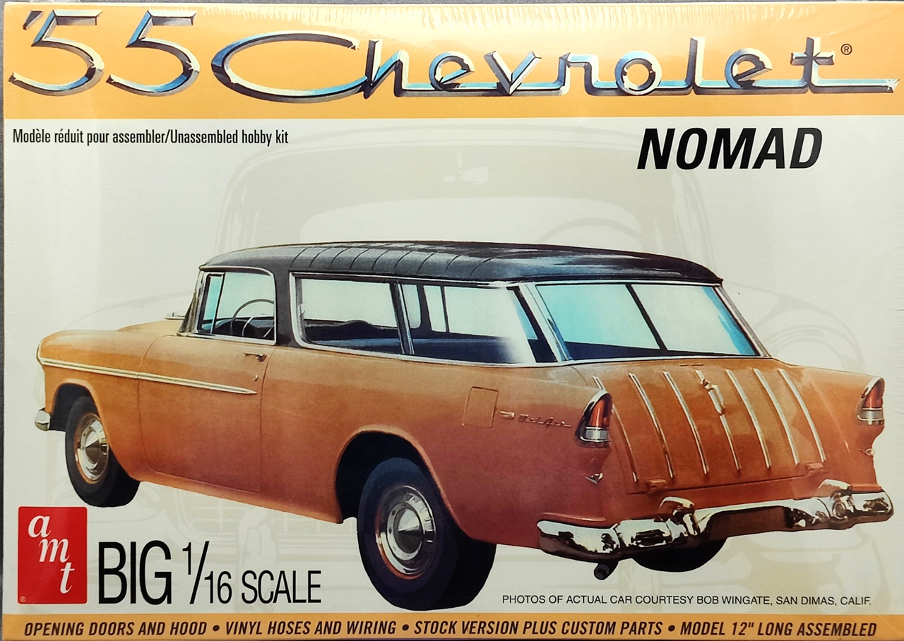 AMT 1955 Chevy Bel Air Nomad - Stock or Custom - 1/16 Scale - Spotlight ...