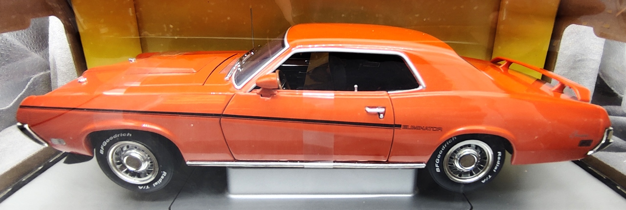Ertl American Muscle 1969 Cougar Eliminator - Red with Black Interior ...