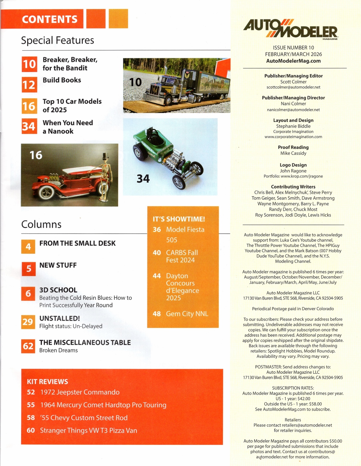 Auto Modeler Magazine - Issue #10 - Feb/March 2026 - Spotlight Hobbies