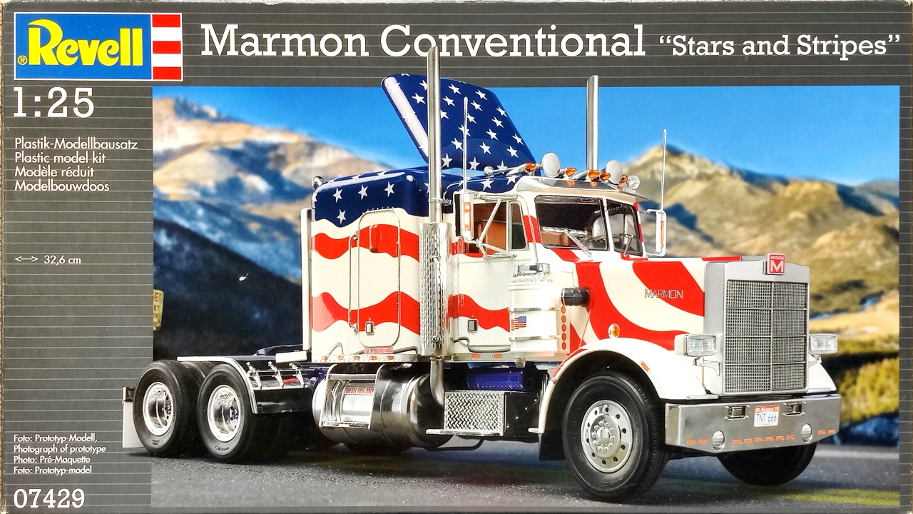 Revell Of Germany Marmon Conventional "Stars and Stripes" Semi Tractor ...