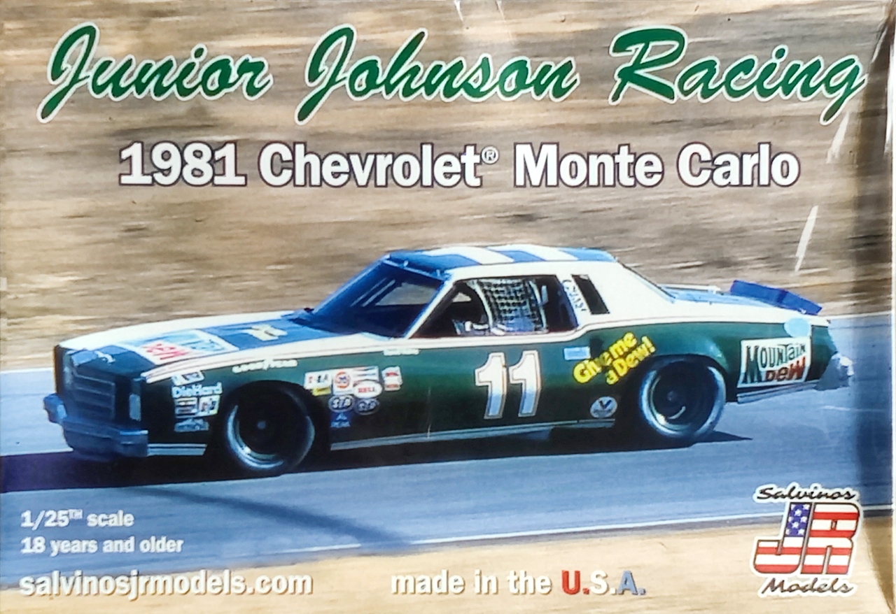 Salvinos Jr. Models Junior Johnson Racing 1981 Chevy Monte Carlo ...