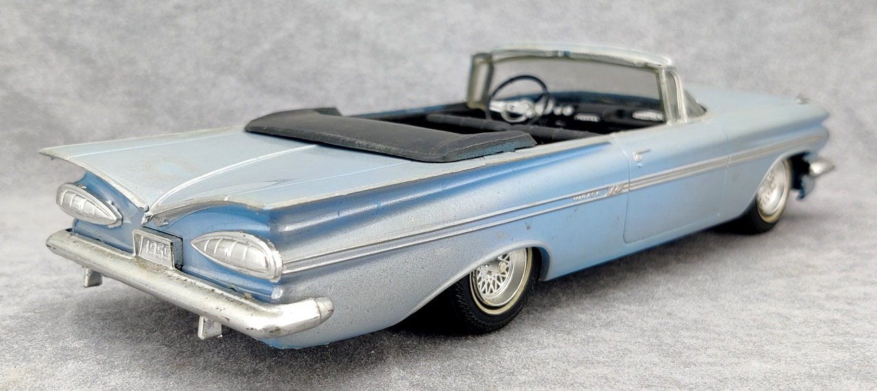 AMT Craftsman 1959 Chevy Impala Convertible Built Kit - Spotlight Hobbies